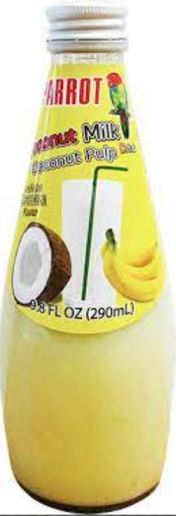 Parrot Coconut milk Banana | Los Compadres Distributor