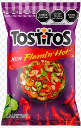 Tostitos Flaming hot Grande / large | Los Compadres Distributor