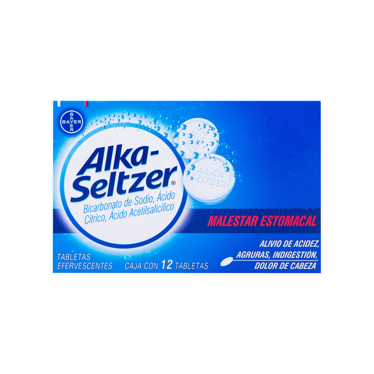 Alkaseltzer 12 Tabletas | Los Compadres Distributor