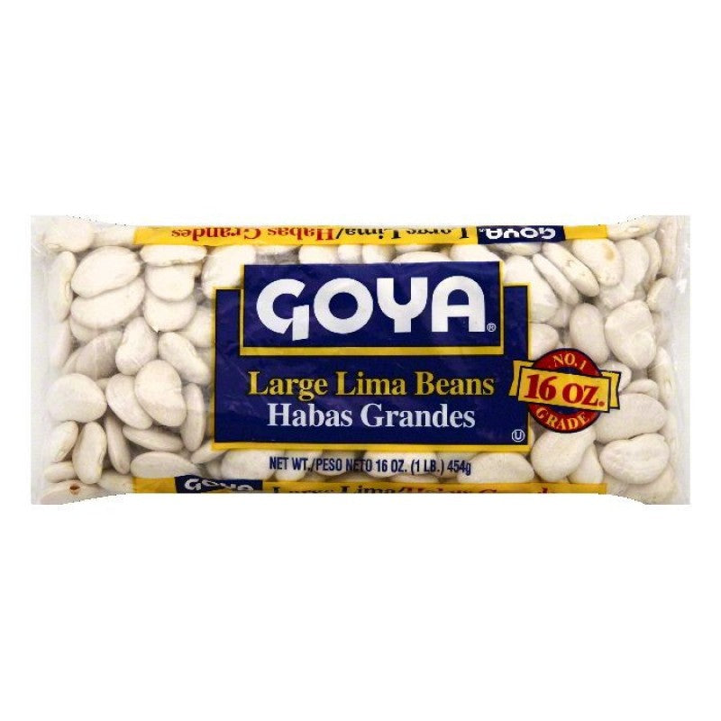 2481- Goya Large Lima Beans (habas blancas) 24/1lb | Los Compadres ...