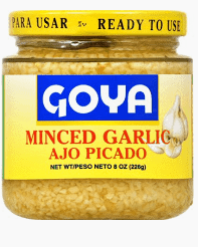 Goya Minced Garlic 12/8oz | Los Compadres Distributor