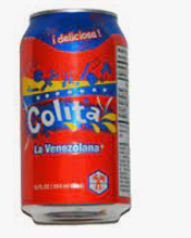 Soda Venezolana Colita 24/12oz --lata / can | Los Compadres Distributor