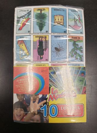 La Mexicana Loteria *Chica* 10 tablas | Los Compadres Distributor