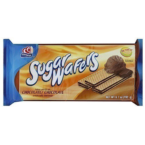 Gamesa Sugar Wafers Chocolate 12/7 | Los Compadres Distributor