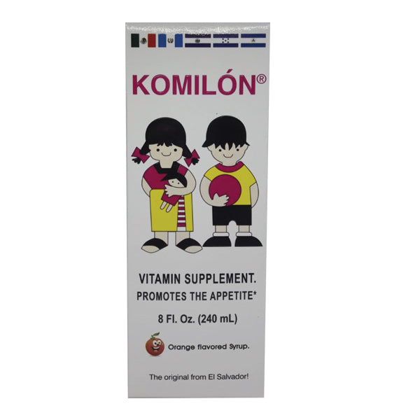 Komilon Suplemento Del Apeito Jarabe Vitamina para Ninos Orange Flavor ...