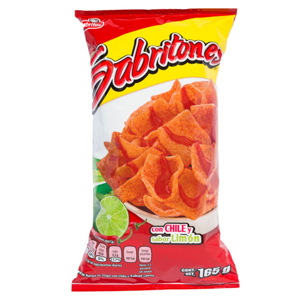 Sabritas Sabritones Chile/Limon 8/165g | Los Compadres Distributor